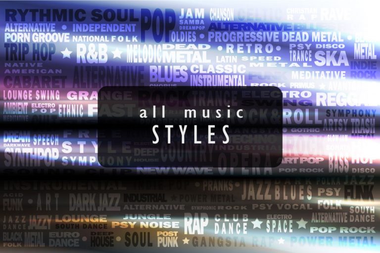 The Ultimate List of music styles and genres